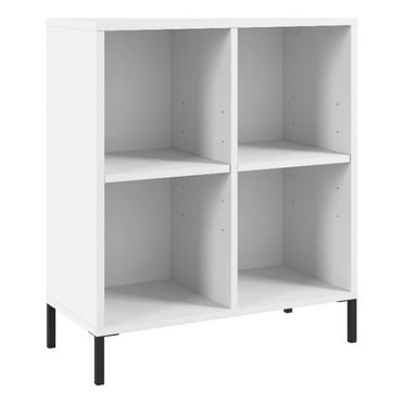 Pemberly Row Engineered Wood 9-Cube Bookcase Organizer in Orchard Oak ...