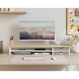 Fenge Monitor Stand, Dual Monitor Riser, 42.5inch Large Desk Computer ...