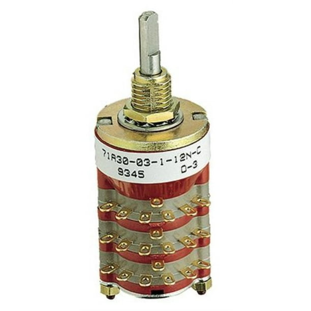Grayhill 71BDF30-02-1-AJS Rotary Switch - 2 ~ 12 Position - SP12T ...