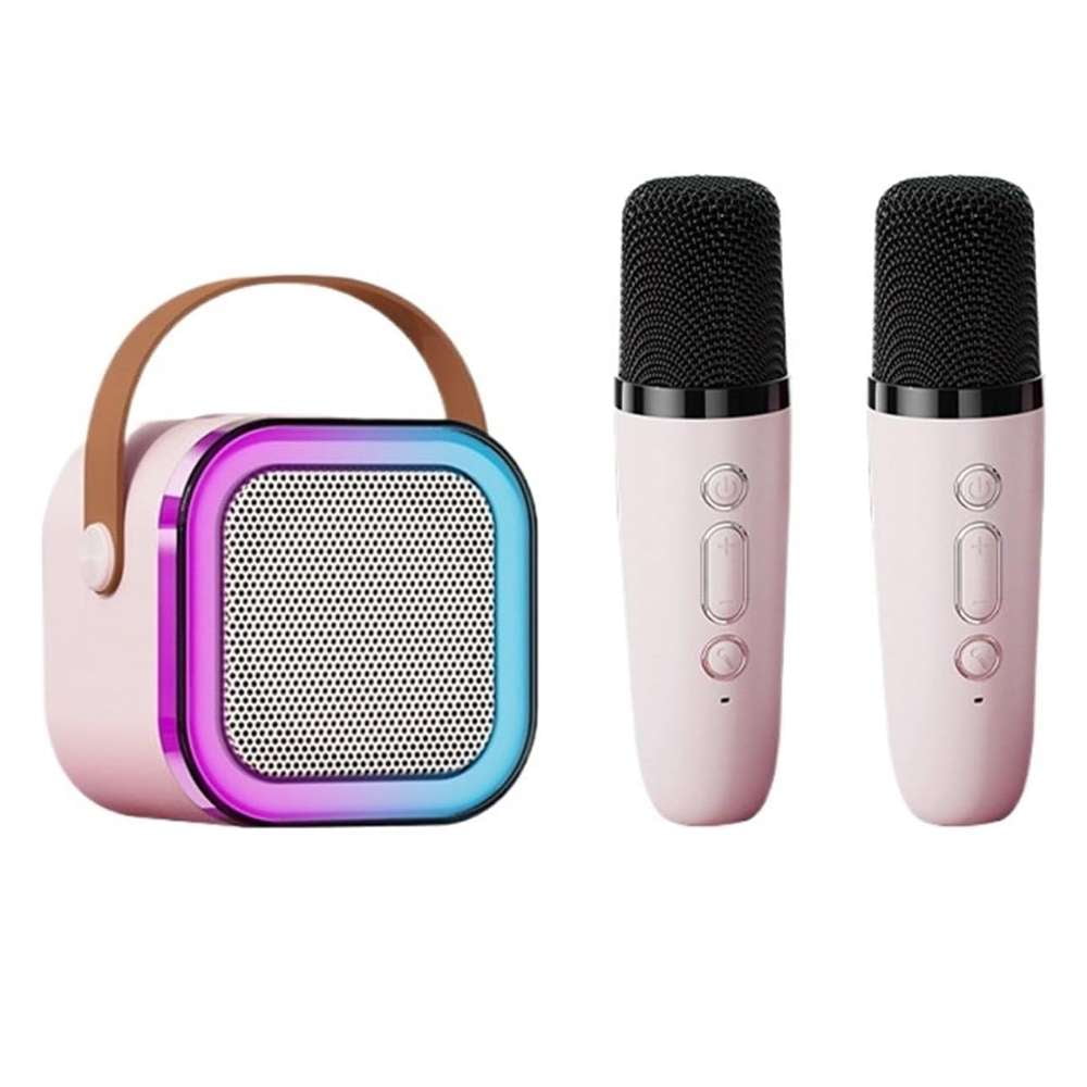 Bocina Karaoke Bluetooth FM dual microfonos portatil WL-395 | Walmart ...