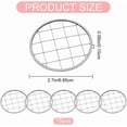 15Pcs Tinplate Frog Lid Insert with Square Grids Flower Arranging ...
