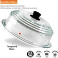 Microwave cover glass - Microwave splatter cover 100% Food Grade, Glass ...