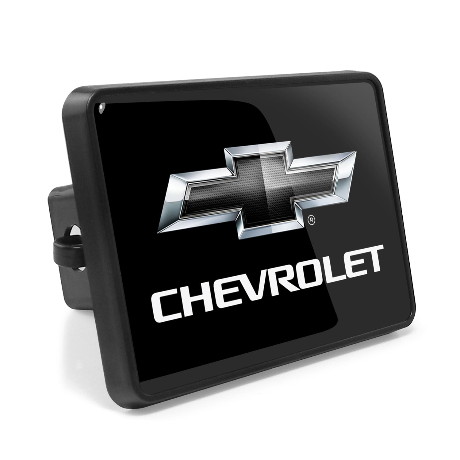 Chevrolet Black Logo UV Graphic Black Metal Plate on ABS Plastic Tow ...
