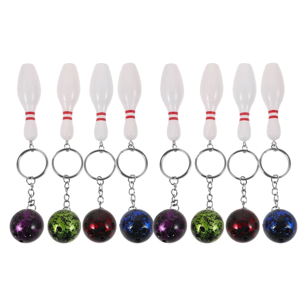 Click here for Kakowely Bowling Charm Keychain 8pcs Bowling Pin K... prices