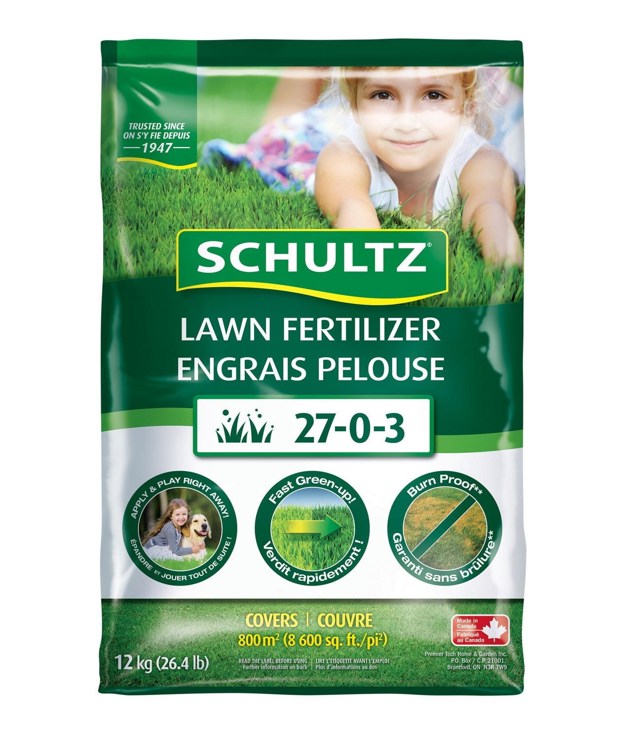 Schultz® Lawn Fertilizer 27-0-3, Lawn Fertilizer 27-0-3 - Walmart.ca