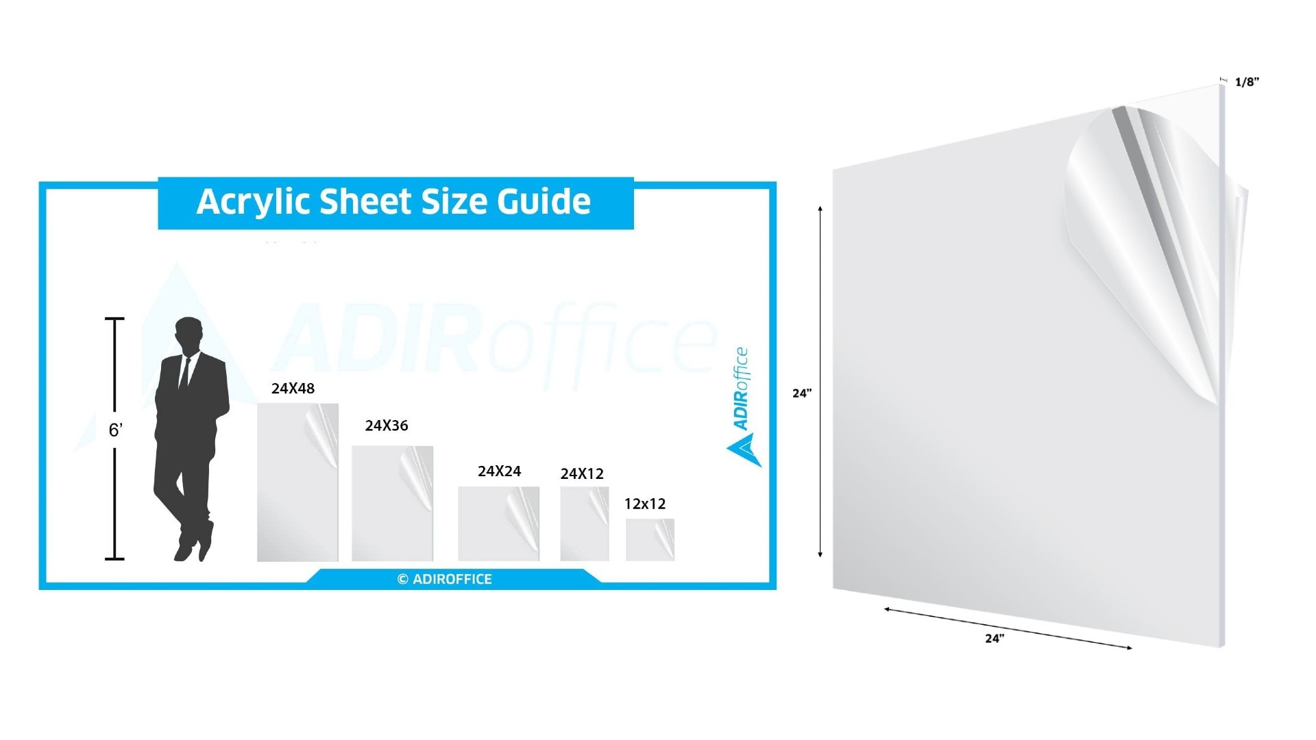 Materials Sculpting & Forming 1/8 Solid White Acrylic Plexiglass Sheet ...