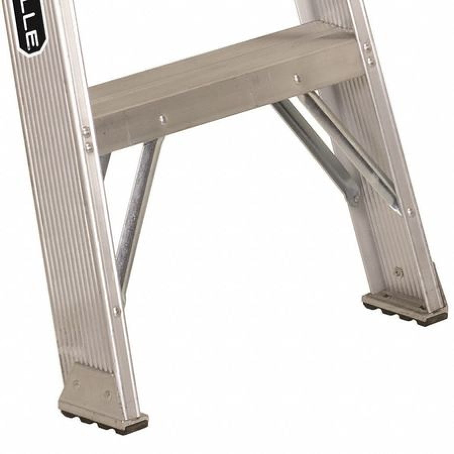 Louisville Ladder AS1018 18 ft. Aluminum Step Ladder, Type IA, 300 Lbs ...