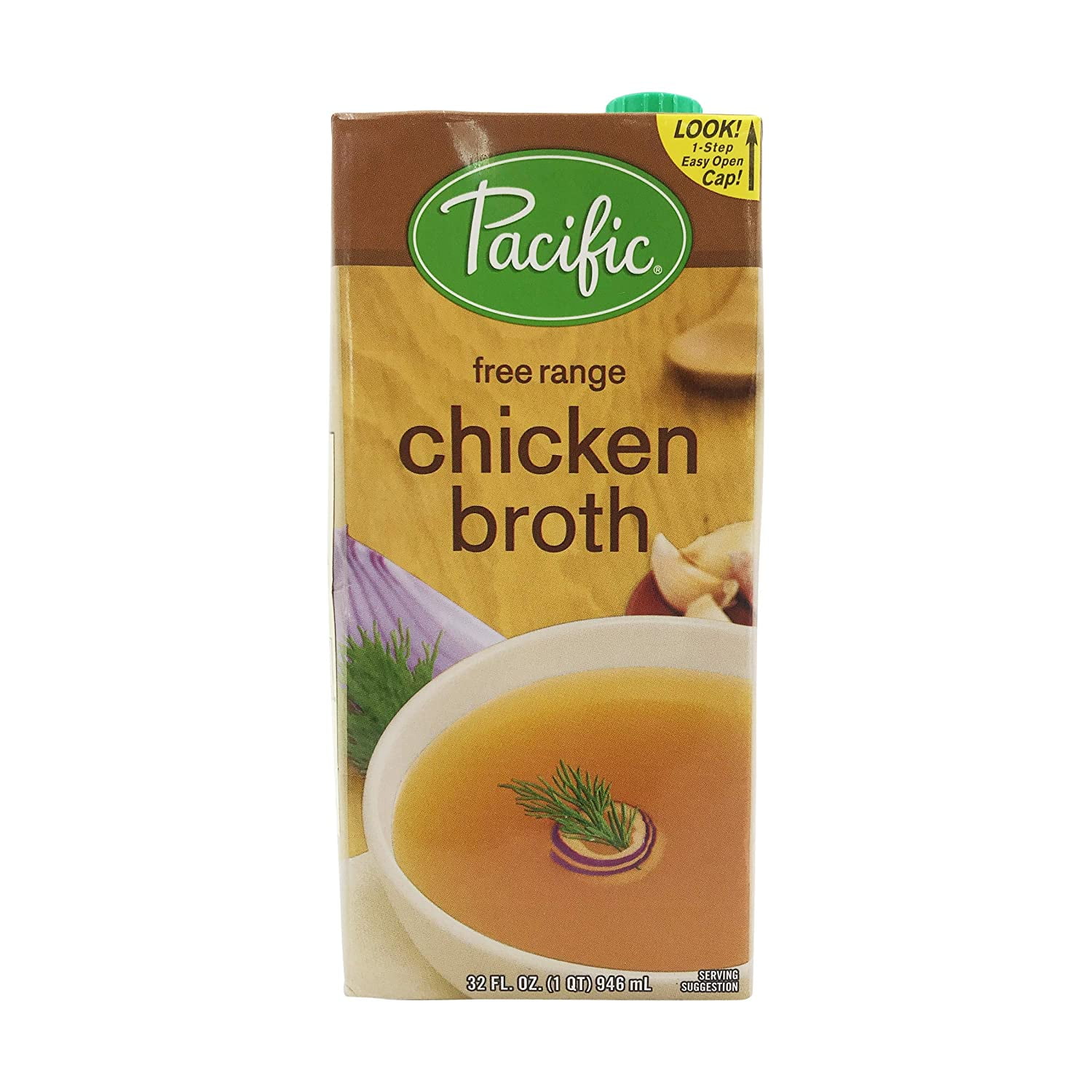 Pacific Foods Free Range Broth Chicken -- 32 fl oz Pack of 3 - Walmart.com