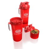 SmartShake Slim Shaker Bottle, 500ml - Red - Walmart.com