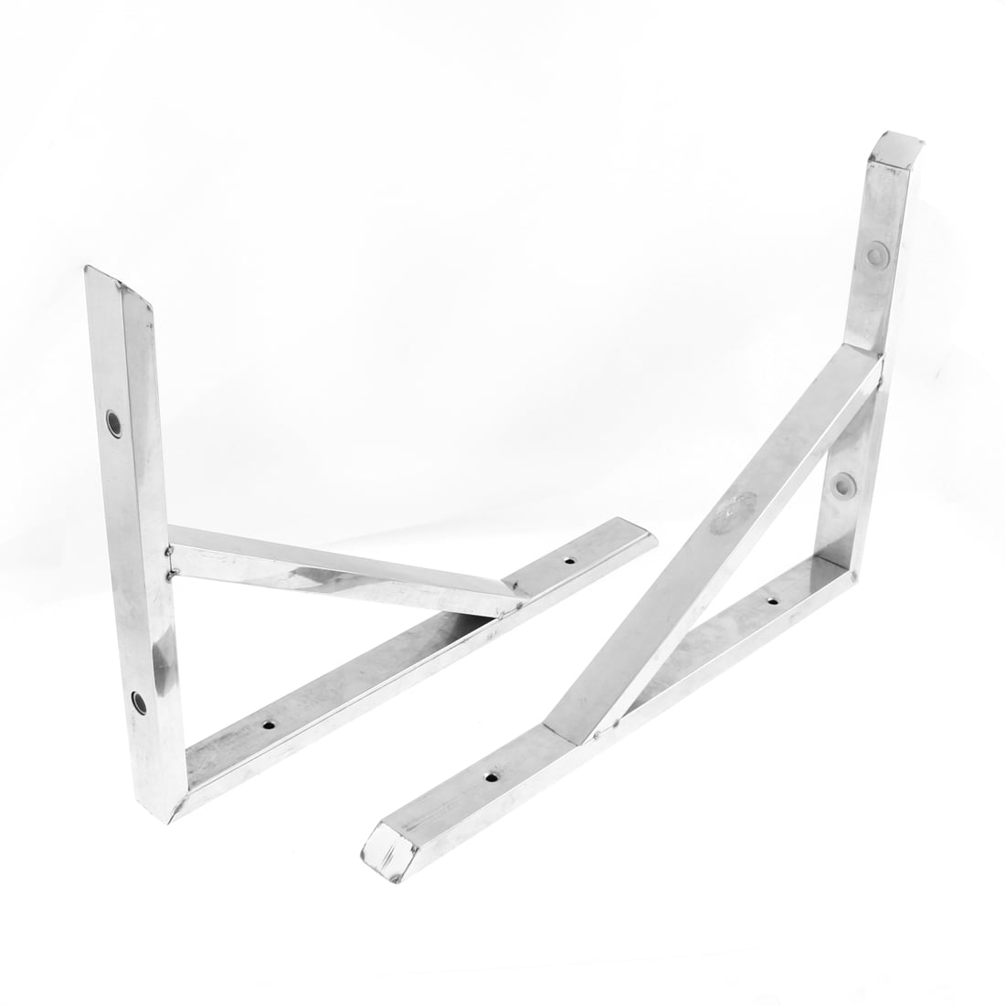 Stainless Steel Angle Holder Shelf Bracket Support 14 Inches Long 2 Pcs ...
