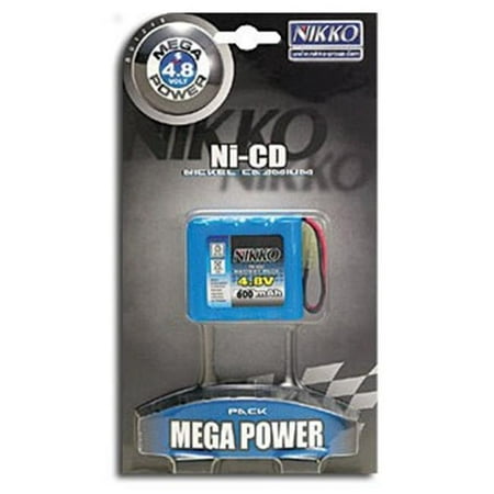 NIKKO NKAC-1248 4.8V 600mAh Ni-Cd Battery Pack - Walmart.com