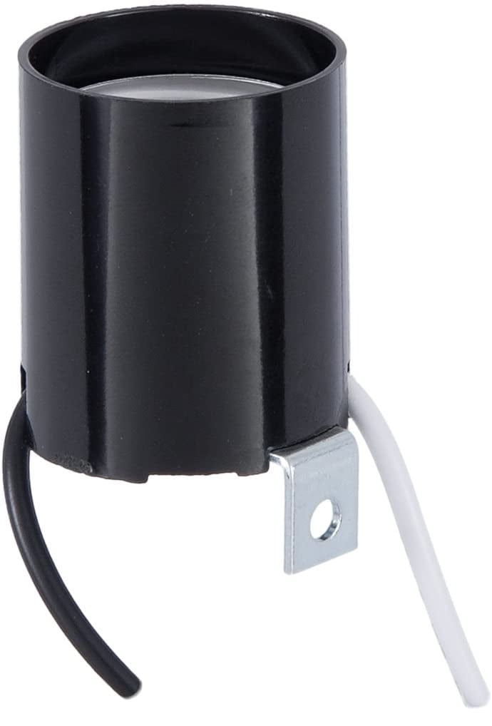 B&P Lamp® Med. Base Phenolic Lampholder with side mounted bracket and 7 ...