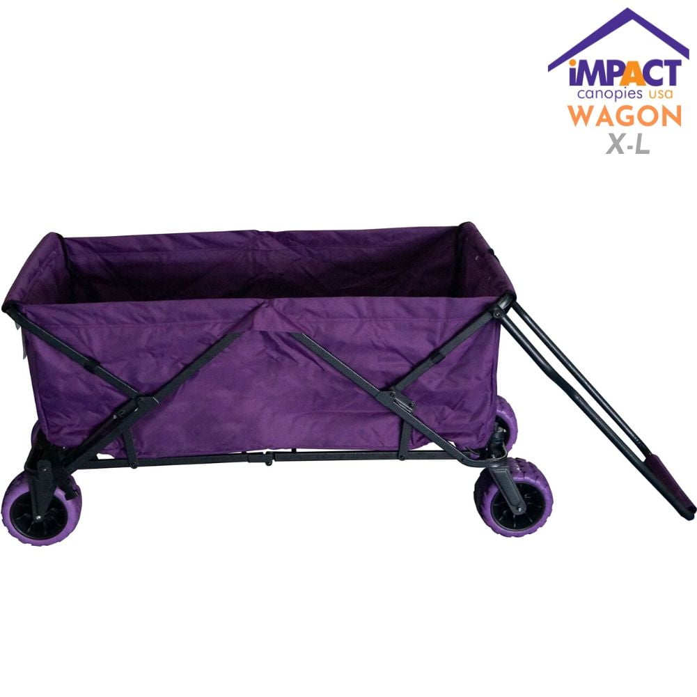 Impact Canopy Folding Utility Wagon, Collapsible, All Terrain Wagon ...
