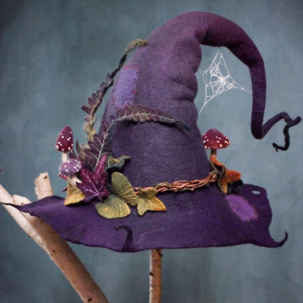 Click here for Cosplay Witch Hat  Floral Vine Felt Cap For Perfor... prices