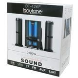 Boytone 2.1 BT Powerful Home Theater Speaker System with FM Radio ...
