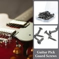 BESTYASH 50Pcs Bass Panel Mounting Screws Black Durable Pickguard ...