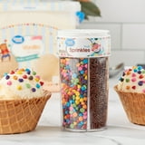 Great Value Multi Sprinkles 4.2 oz Colorful Chocolate Cookie Crumble ...