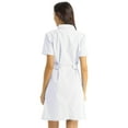 RUNQHUI Women's Scrub Dress Hospital Medical Doctors Nurse Uniforms ...