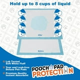 Pooch Pad Protection Training Dog Pads. Thick & Soft, XTRA Absorbent ...