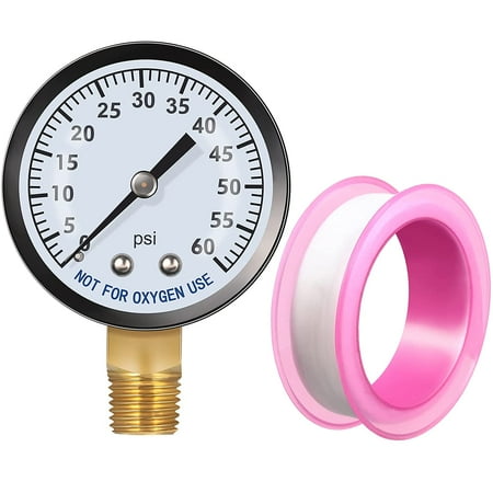 Pool Filter Pressure Gauge Spa Aquarium Water Pressure Gauge 2 Inch ...