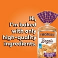 3x-Thomas' Cinnamon Raisin Bagels 6 count Pre-sliced Bagels 20 oz Bag ...