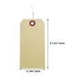 Shipping Tags with Wire Ties – 100 Tags ,Manila Paper Tags with Wire ...