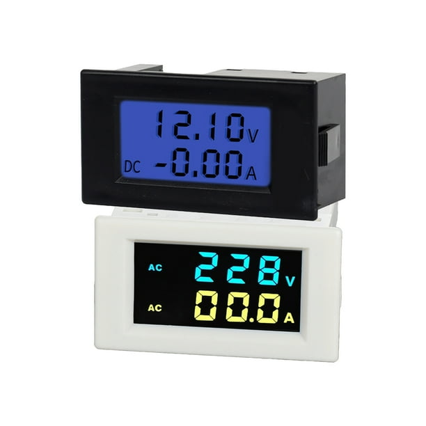 D85-2042A 100A Dual Display Voltmeter Ammeter Tester Voltage Current ...