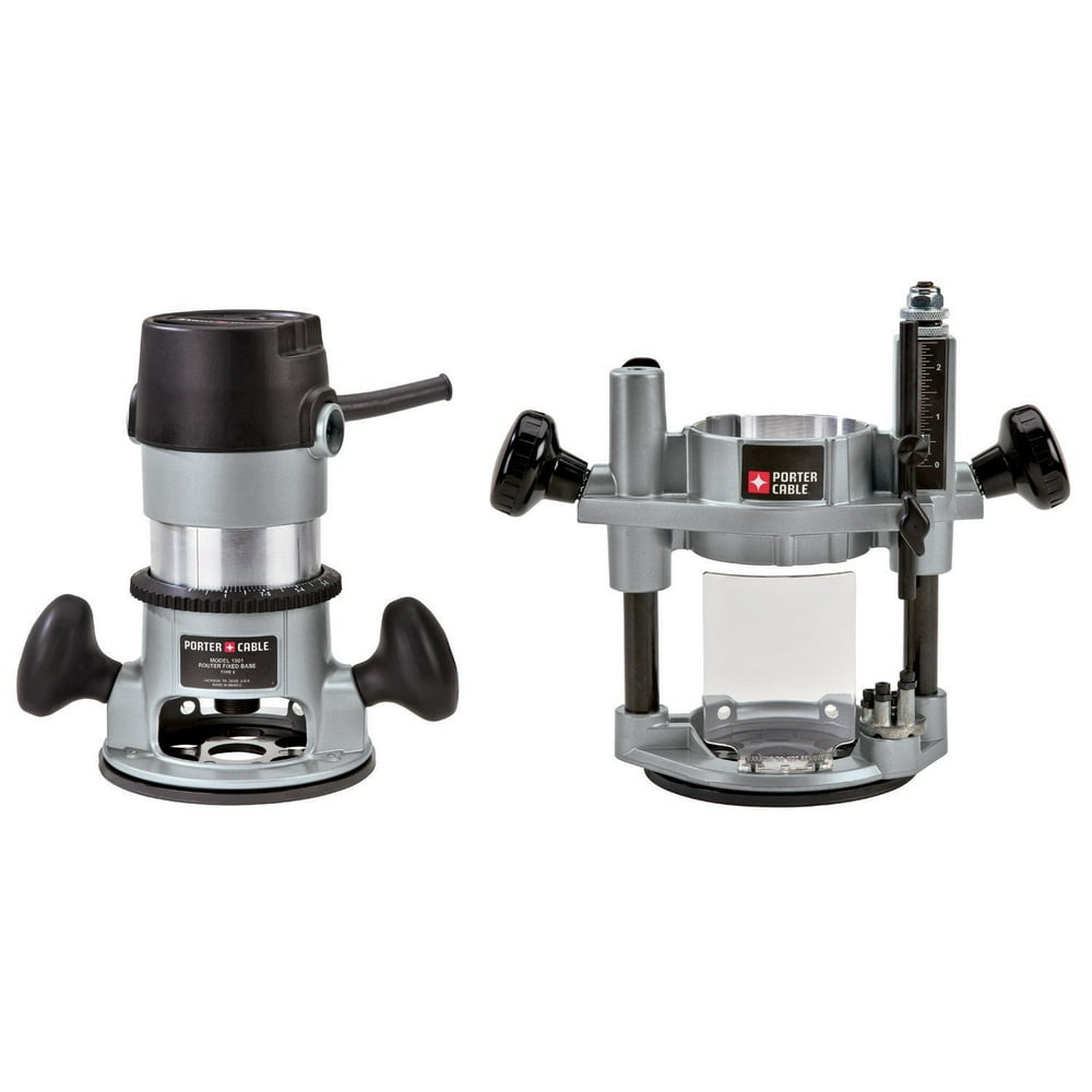 PORTER-CABLE 693LRPK 1-3/4 HP Fixed Router and Plunge Base Kit ...