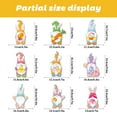 9 Sheets Easter Day Window Clings Large Easter Egg Dwarf Shape Window ...