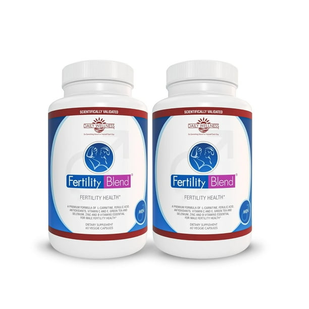 Suplementos para la fertilidad Fertility Blend Daily Wellness Men 60c | Bodega Aurrera en línea