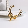 6 PCS Deer for Head Shape Napkin Rings Gold Napkin Holder Party ...