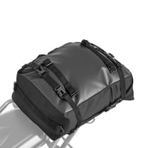 Motorcycle Rear Seat Tail Bag w/ Waterproof Rain Cover 7-14L Expandable ...