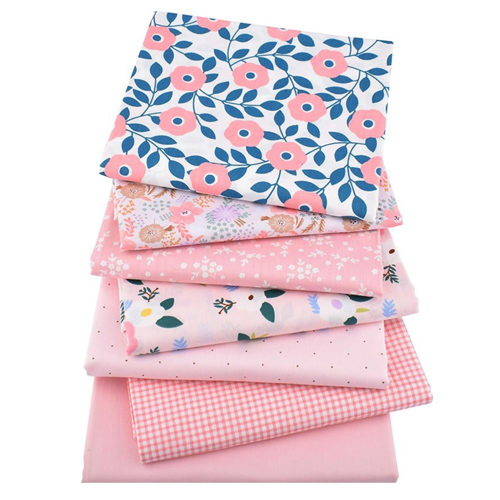 AIHOME 7PCS 50*50CM Cotton Floral Print Fabric for Crafts DIY | Walmart ...
