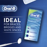 Oral-B Super Floss, Mint, Dental Floss for Braces, Bridges & Wide ...