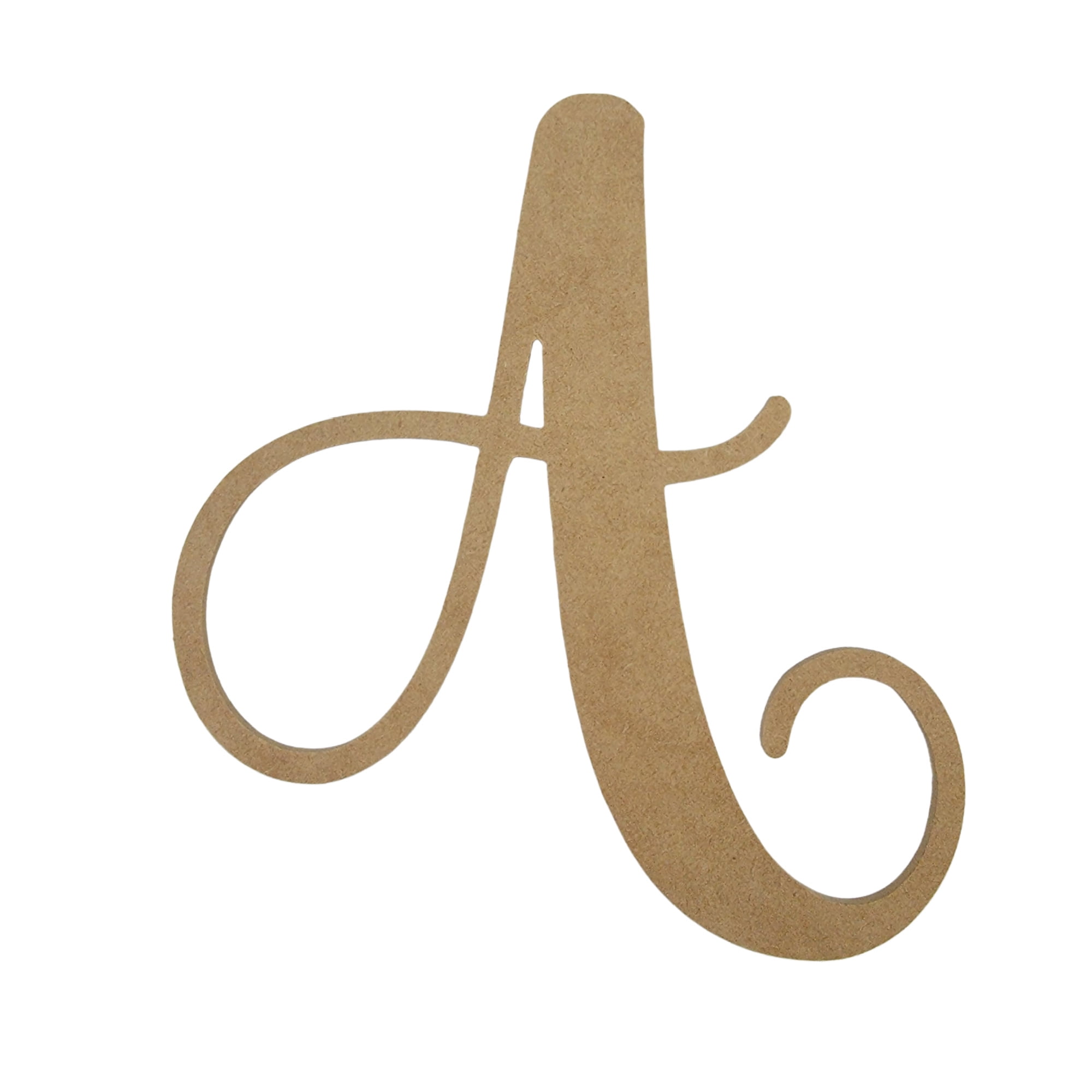 Wooden Letter Unfinished, Starfish Font, Craft Cutout - Walmart.com