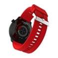 iTech Bold 3 Unisex Adult Smart Watch, Red, Silicone Strap - Walmart.com