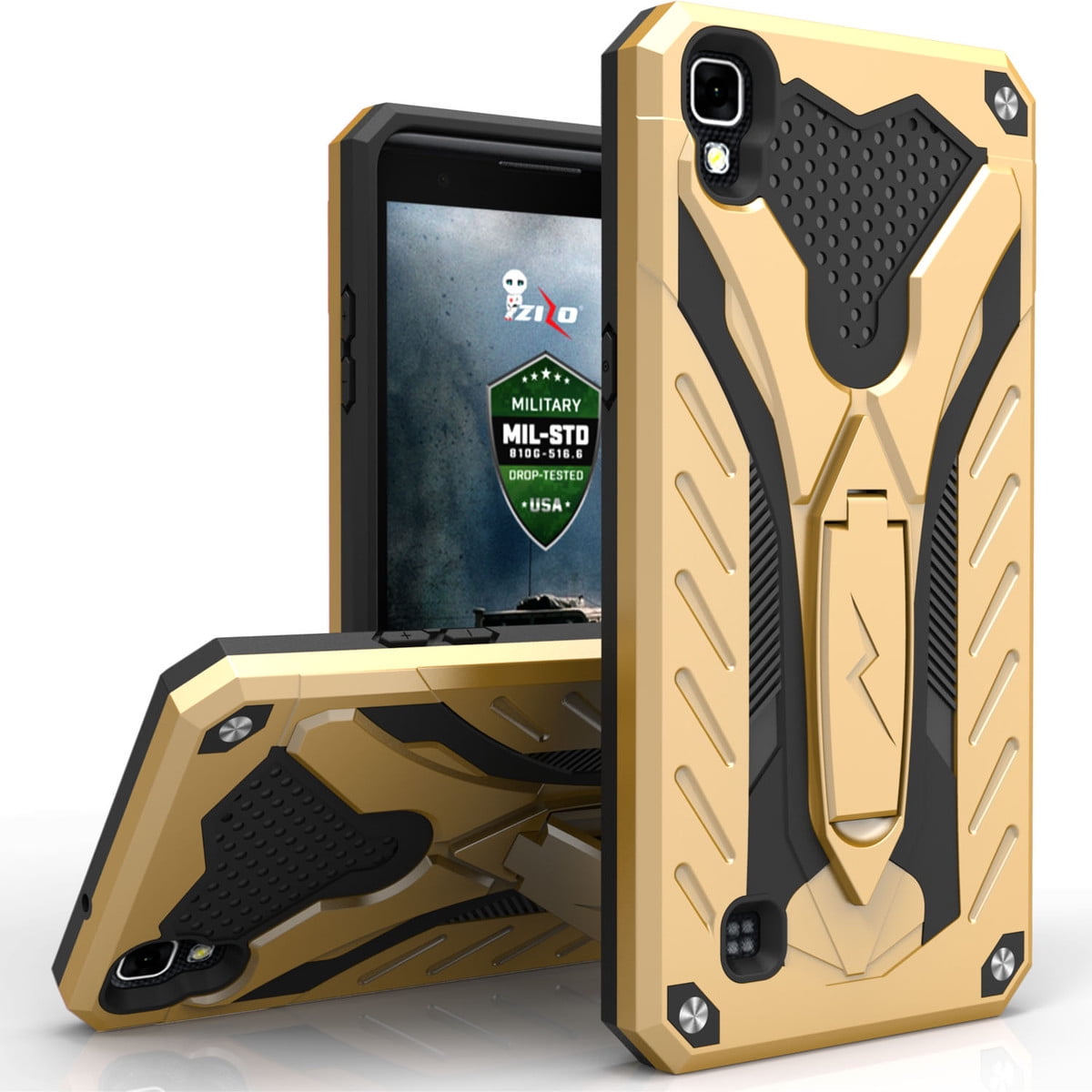 LG Tribute HD Case, Zizo [Static Series] Shockproof [Military Grade ...