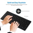 JETech® Bluetooth Wireless Keyboard for iPhone, iPad Pro, iPad Air ...