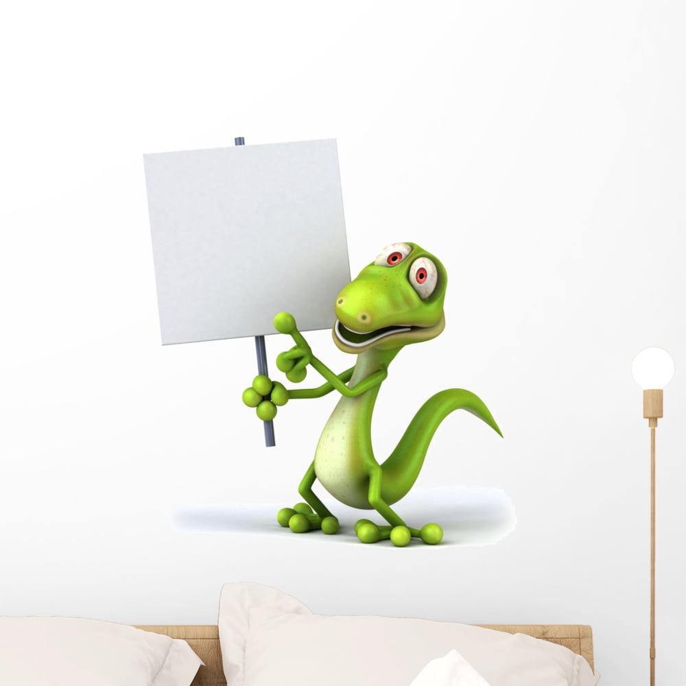 Lizard Wall Decal Mural by Wallmonkeys Vinyl Peel and Stick Graphic for ...