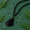 2Pcs 2 Colors Resin Imitation Maitreya Pendant Necklace Om Mani Padme ...