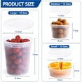 30 Sets (60-) Disposable Storage Containers with , , Leakproof ...