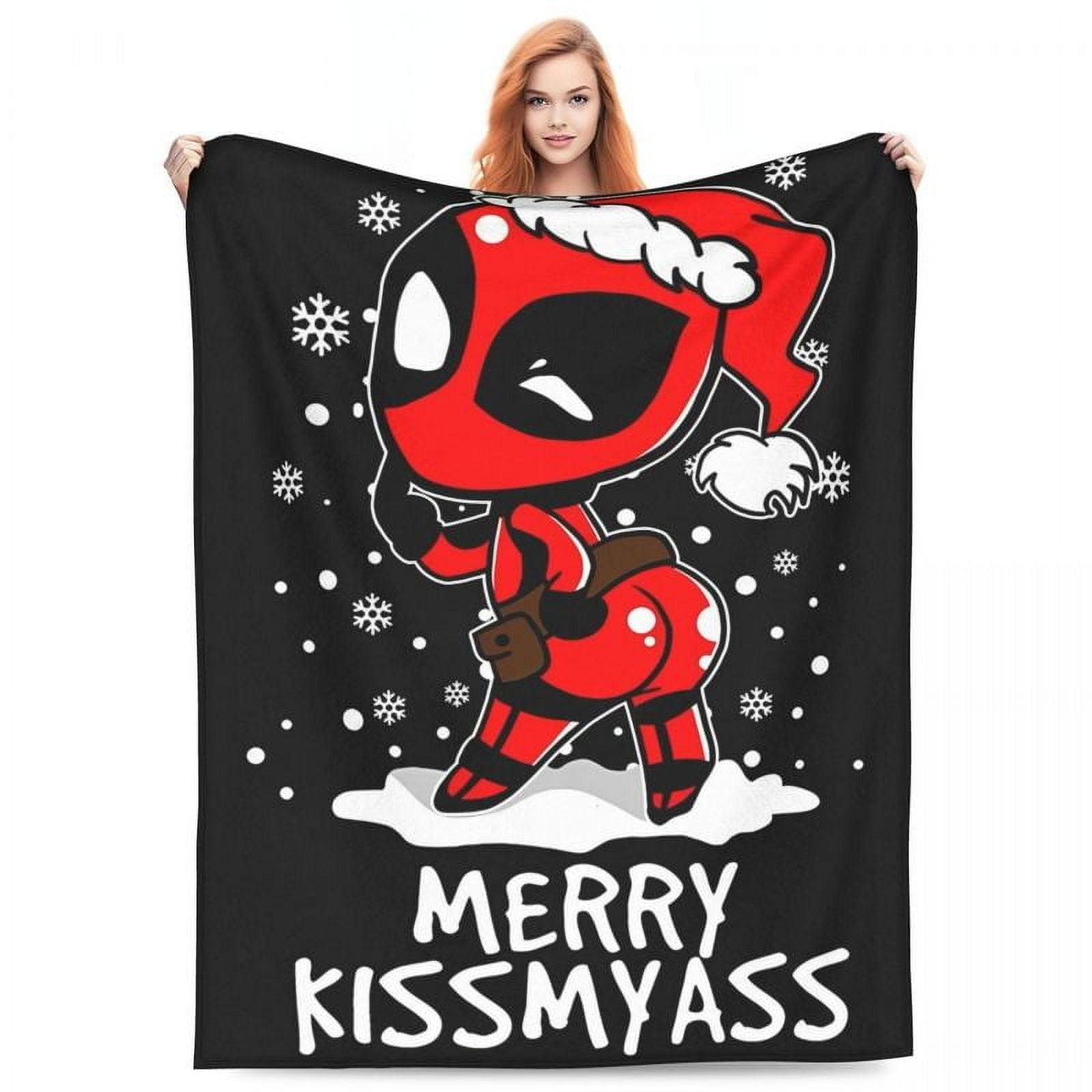 Manta navideña de Deadpool, colcha de franela para sofá, sillón, sofá ...