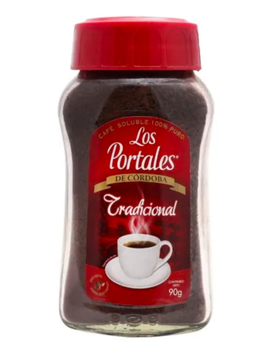 Pack de 12 Café Soluble Los Portales Regular 90 gr Los Portales 90 gr ...