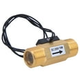 Water Flow Sensor Switch with 1/2-inch Interface Electromagnetic ...