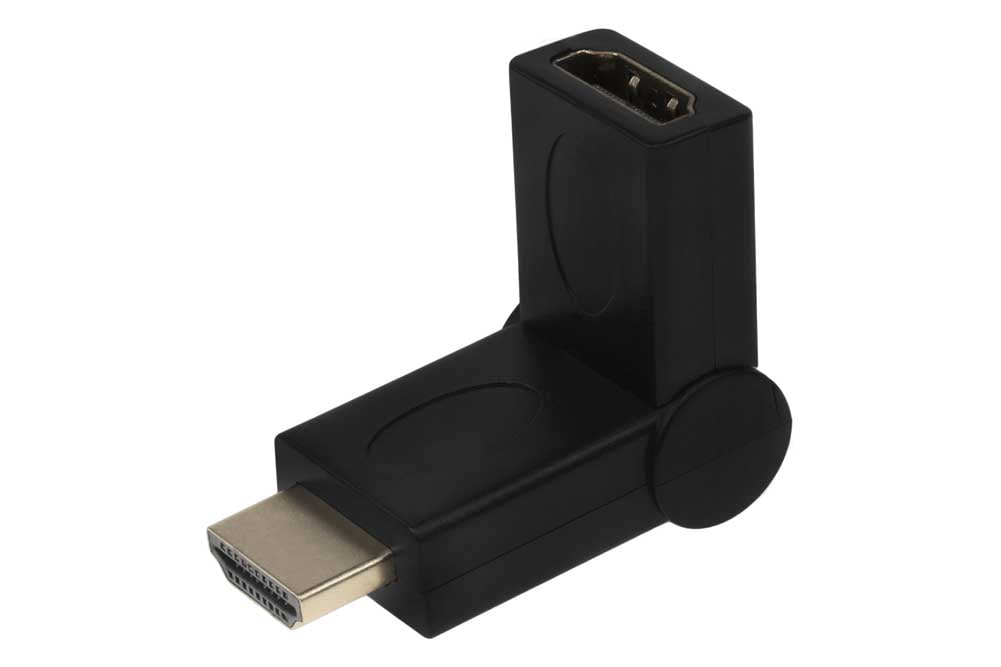 SF Cable HDMI Male to Female Adapter - 180 Degree - Walmart.com