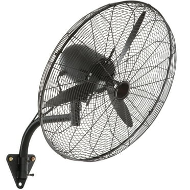 18 Inch Industrial Steel Large Wall Mount Fan, 90 Degree Oscillation, 5 ...