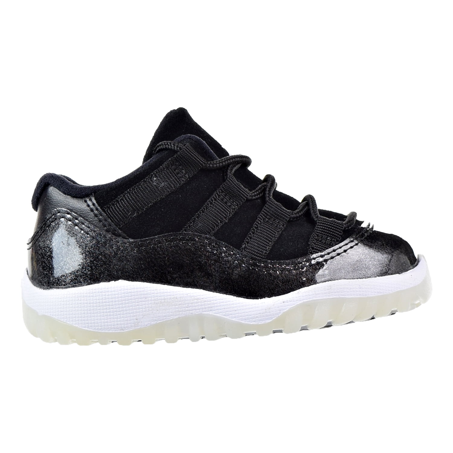 Jordan 11 Retro Low BT Toddler Shoes Black/White/Metallic Silver 505836 ...