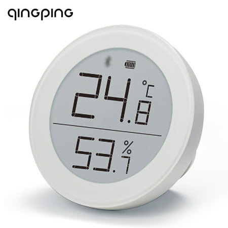 Matter Smart Home Temperature Humidity Monitor E-ink Display Sensor BT ...