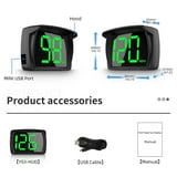 Car HUD GPS Speedometer, Digital Speed Monitor, USB Plug & Play ...