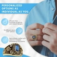 Personalized Women's Classic Square Class Ring available in Valadium ...